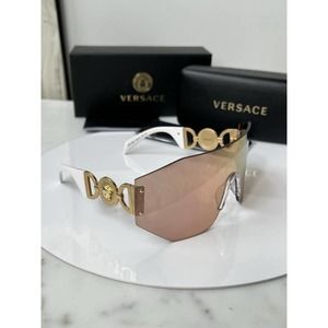 Versace | Accessories | New Versace Ve2258 Mask Shield Sunglasses In ...